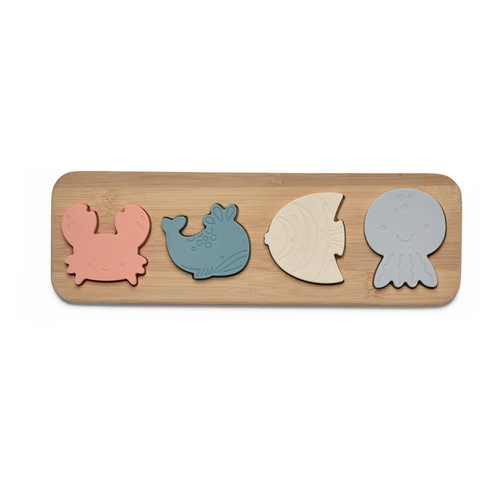 Baby Silicone Sea Life Puzzle – Mini Moments Scotland