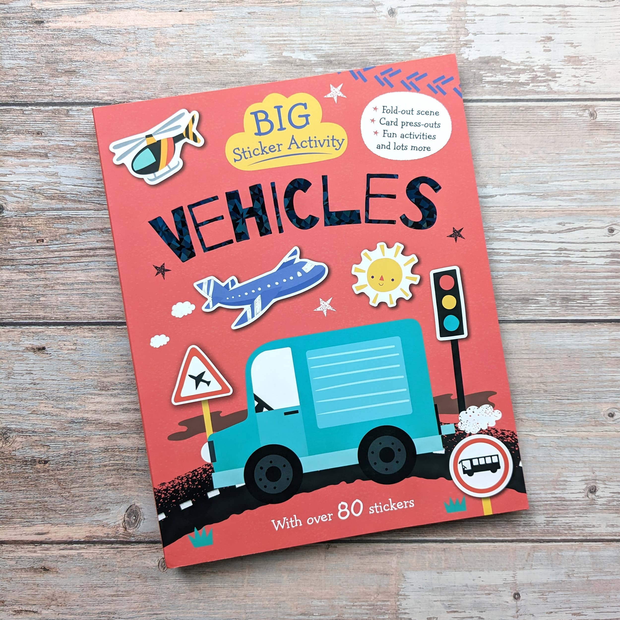 Big Sticker Book - Vehicles – Mini Moments Scotland